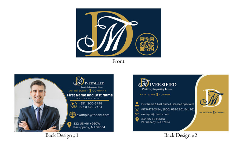 Business Cards Inquiry - TheDiversifiedCompanies